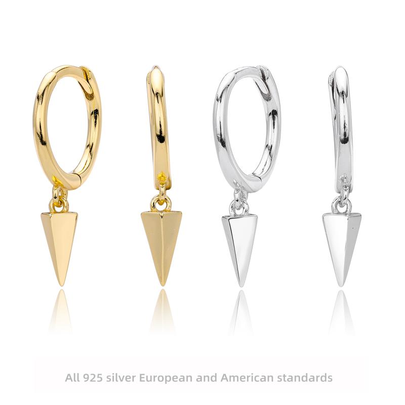 ピアス レディース S925 シルバー 高見え 輪っか イヤリング 女性用 軽奢 インスタ 映え ヒップホップ アクセサリー