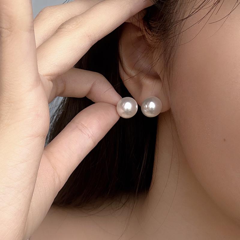 ピアス レディース シルバー925 韓国 ジルコニア パール 電気メッキ加工 豪華感 かわいい おしゃれ アクセサリー