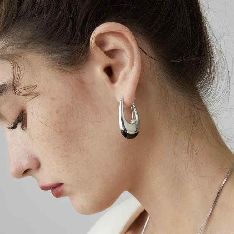 イヤリング レディース 女性用 レトロ ドロップ型 U字型 電気メッキ加工 ジルコニア 豪華感 揺れる 小さめ かわいい おしゃれ エレガント お呼ばれ パーティー デート