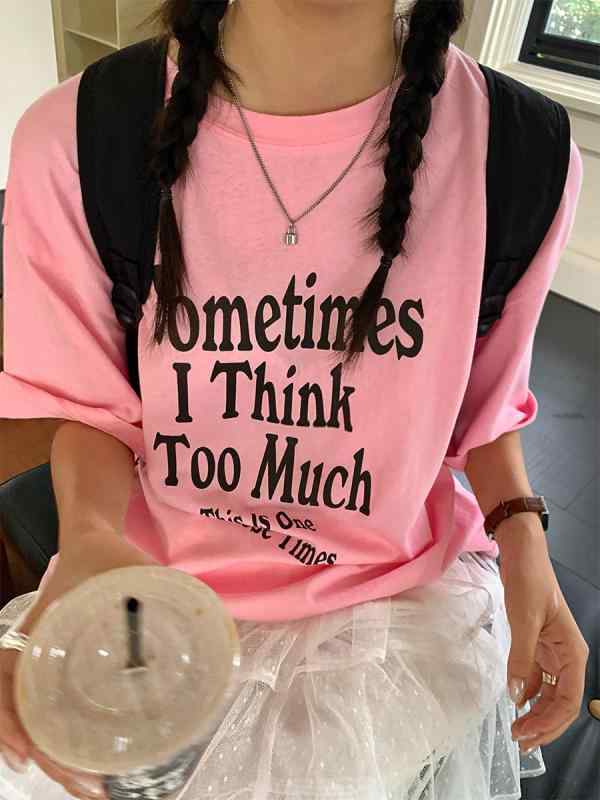 Tシャツ レディース 韓国 ゆったり カジュアル トップス 半袖 アルファベット ロゴ プリント かわいい 春夏