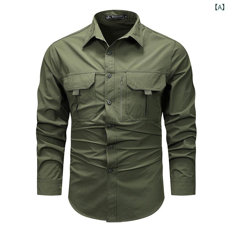 シャツ メンズ 男性用 長袖 カジュアル 普段使い ゆったり 大きいサイズ 春秋 薄手 アウター ワークシャツ 羽織り トップス・生地: 锦纶・素材機能: 洗濯機洗い可能・生地の糸番手: 50番手・スタイル: 軽熟.カジュアル・フィット: ...