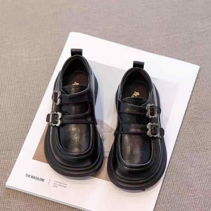 靴 キッズ 女の子 子供靴 プリンセスシューズ 柔らかい底 ローファー スクール風 黒 フォーマル かわいい・カラー: ブラック, ブラウン・サイズ: 26, 27, 28, 29, 30, 31, 32, 33, 34, 35, 36・靴...