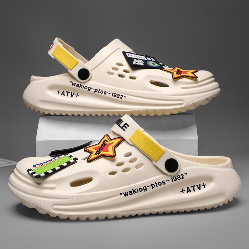 サンダル メンズ 男性用 2way EVA 履き心地 滑り止め 軽量 部屋履き 普段使い スリッパ ルームシューズ 26.0cm 26.5cm 27.0cm