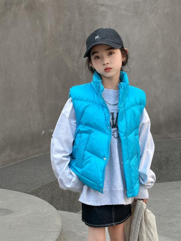 ダウンベスト キッズ 子供 女の子 秋冬 韓国 チョッキ 男の子 厚手 あったか 防寒