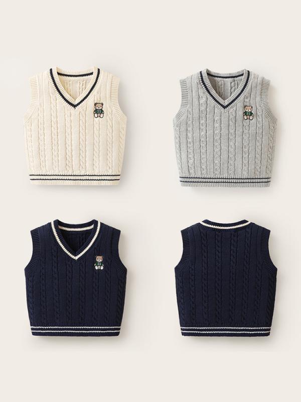 ベビー服 子供服 男の子 ニット ベスト 春秋 女の子 マ general ジャージ ベビー キッズ チョッキ