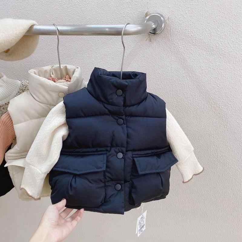 子供用ベスト キッズ 韓国ベビー ダウン風 中綿入り 厚手 アウター 秋冬 男の子 女の子 男女兼用 冬 かわいい・スタイル: カジュアル・性別: 中性・対象年齢: 中大童(8歳以上.140cm以上)・柄: -・主な素材: 聚乙烯醇繊維(維...
