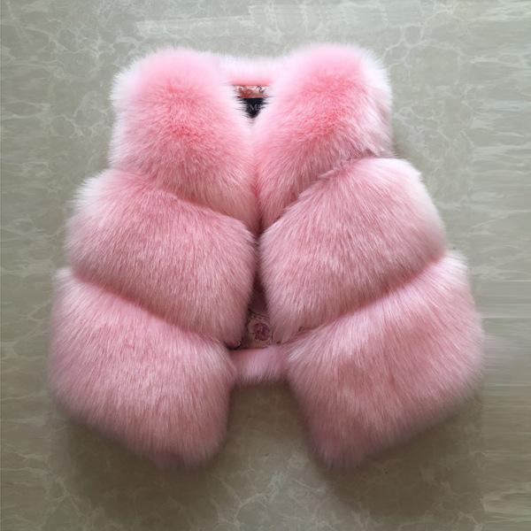 子供服 ベスト 秋冬 女児 ベビー 皮毛 ショート丈 厚手 韓国 アウター チョッキ かわいい