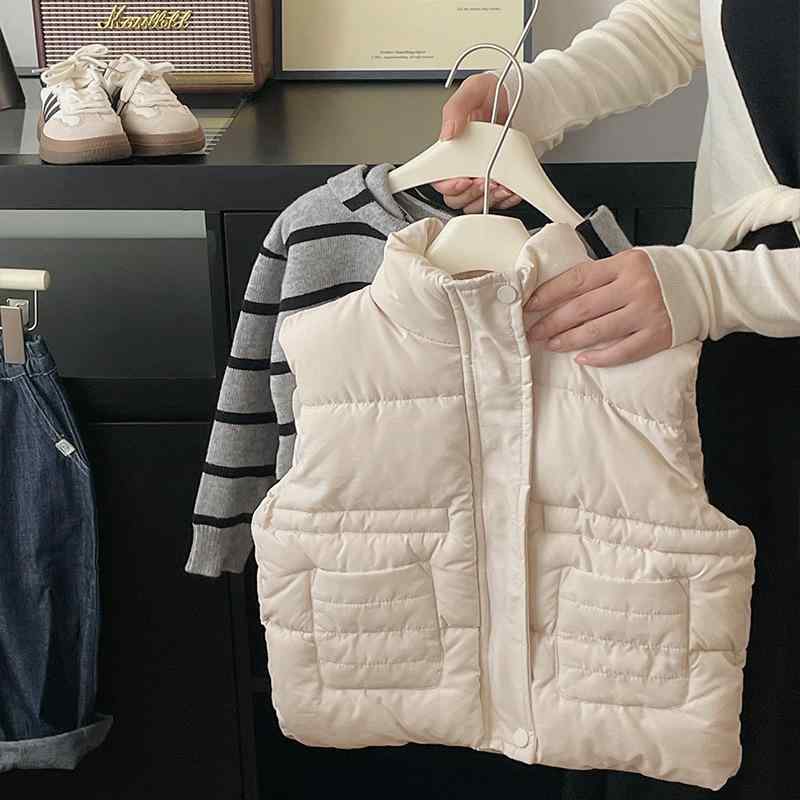 ベスト キッズ 子供服 秋冬 中綿 ダウン ベスト 男の子 女の子 アウター チョッキ 暖かい 防寒