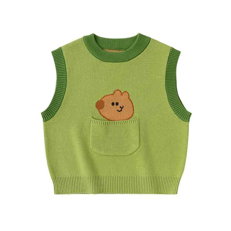 子供服 ベスト 秋冬 男の子 ニット ベビー キッズ チョッキ 普段使い かわいい