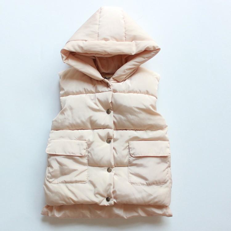 子供服 ベスト 秋冬 男の子 女の子 韓国 フード付き 厚手 中綿 ノースリーブ あったか