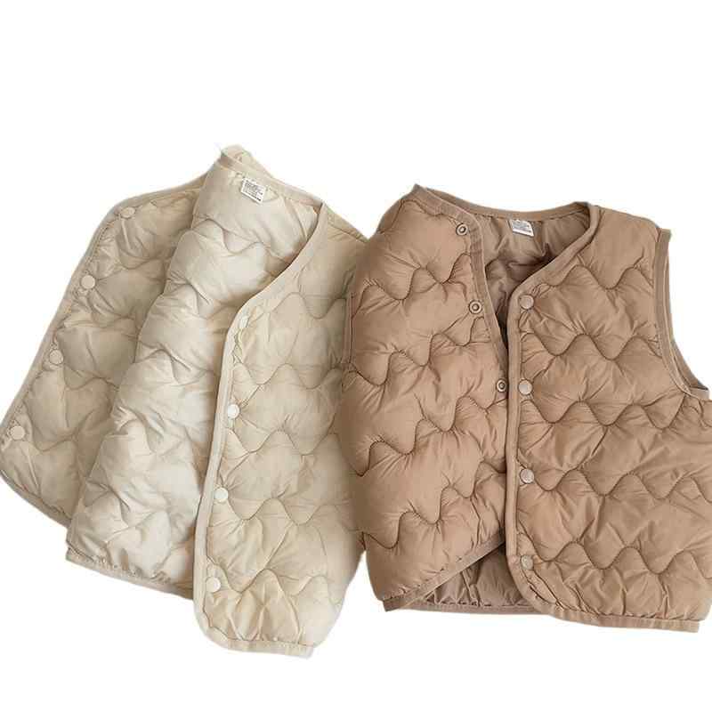 ベスト ベビー 子供用 ダウン風 中綿 あったか 保温 防寒 男の子 女の子 韓国 かわいい 春秋冬 おしゃれ 重ね着