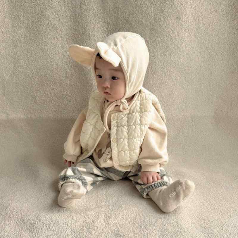 ベビー服 ベスト 秋冬 暖かい 中綿入り 赤ちゃん 子供用 男女兼用 コットン・スタイル: 韩版・適合年齢: 婴幼童(1~3歳，80~100cm)・袖丈: 長袖・柄: 無地・・帽子有無: 無し・要素: 可愛い, 开衫・生地: ポリエステル・...