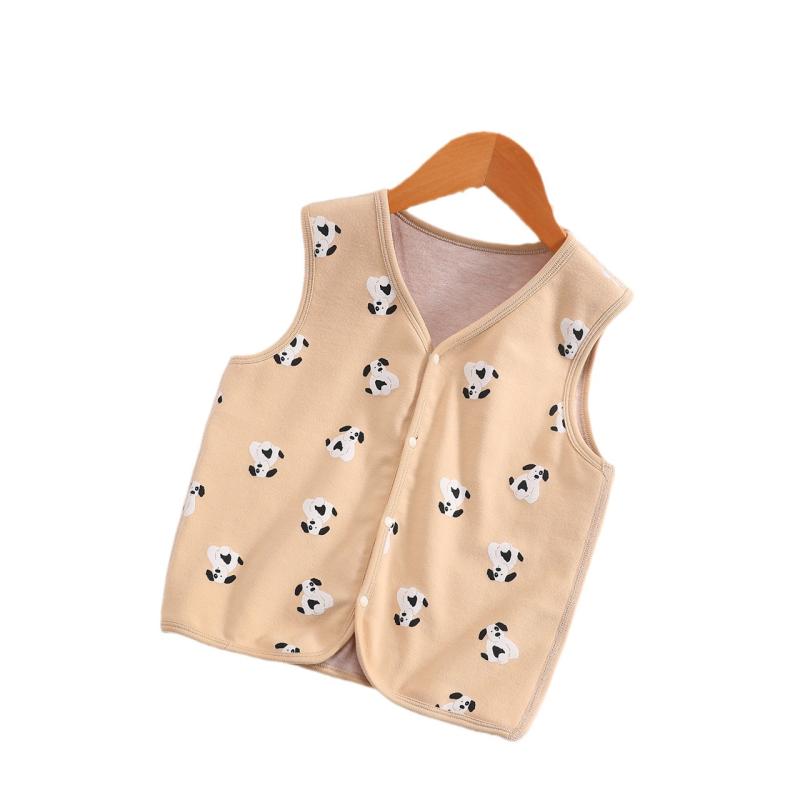 2子供服 ベスト 秋冬 加厚 暖かい 裏起毛 男の子 ベビー服 おしゃれ 小馬ベスト チョッキ