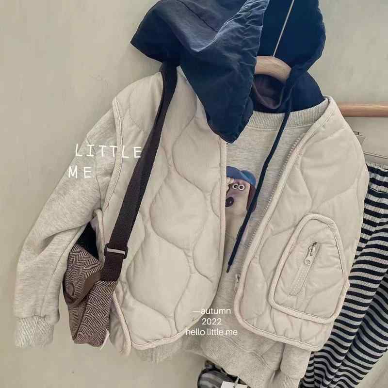 子供服 ベスト 秋冬 厚手 韓国 男の子 おしゃれ かわいい 暖かい ベスト 女の子 ベビー 中綿 チョッキ 防寒・スタイル: JK風・対象: 中大童(8歳以上.140cm以上)・生地: 柔らかく加工・種類: カーディガン・柄: -・・フー...