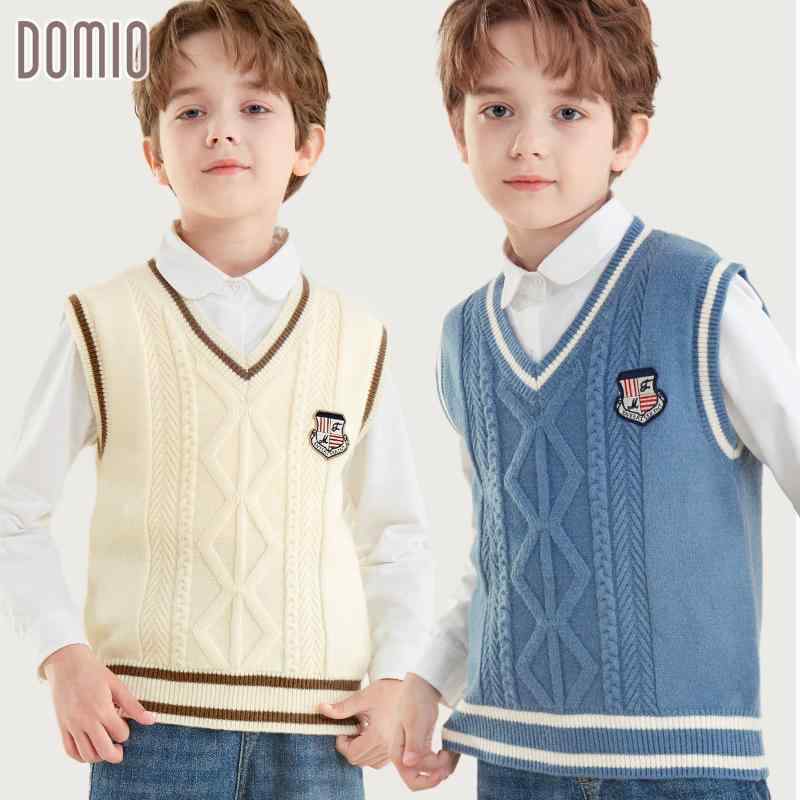 子供服 ベスト 男の子 ニット 秋冬 アウター チョッキ 防寒 あったか 暖かい 通園 通学