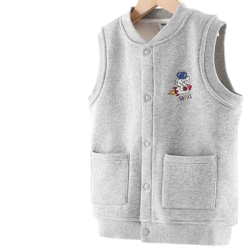 子供服 ベスト 秋冬 加絨 加厚 保温 アウター 大童 キッズ 男の子