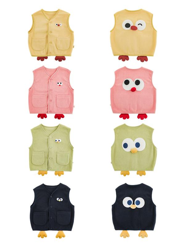 ベスト キッズ 男の子 子供服 カラフル 重ね着 秋冬 おしゃれ かわいい 普段使い