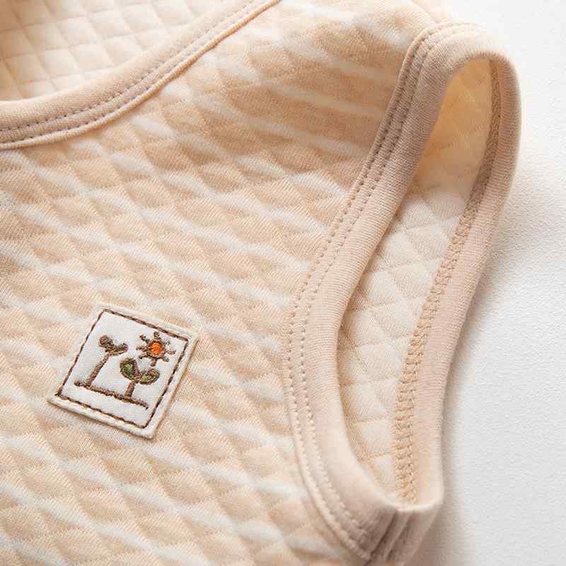 ベビー服 ベスト 春秋 男女兼用 子供 赤ちゃん 綿 保温 スクールベスト チョッキ ボーダー