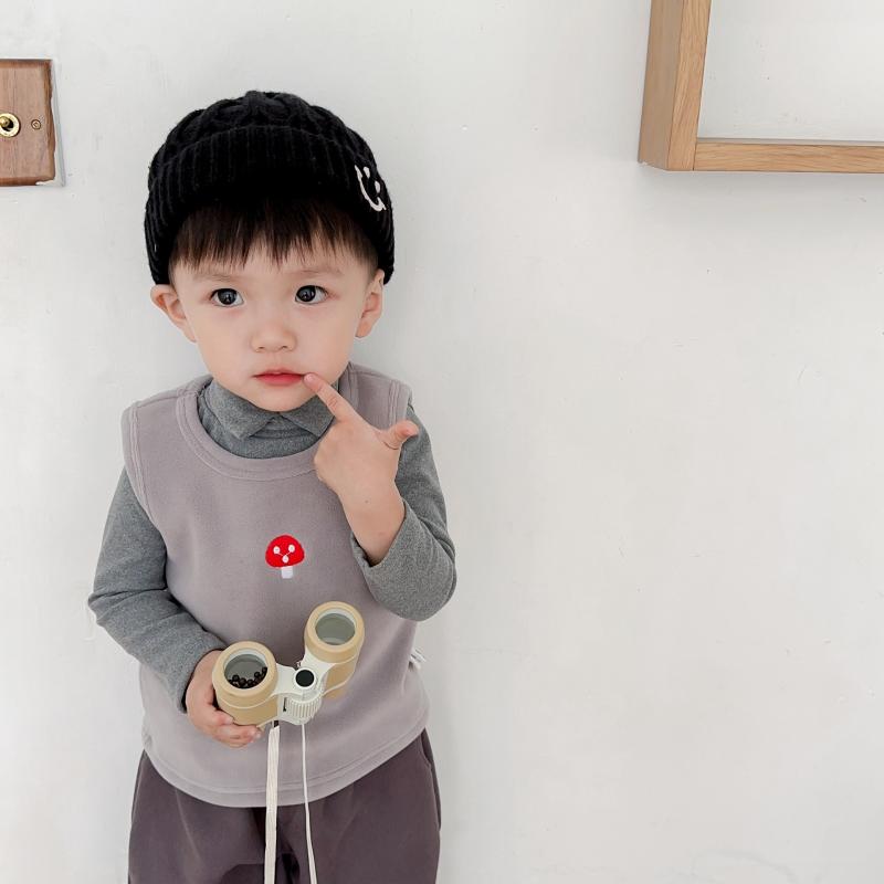 ベビー服 ベスト 奥粒ボア 裏起毛 秋冬 男の子 女の子 子供 暖かい 防寒・適用性別: 男女兼用・スタイル: 韓国版・適合年齢: 1~3歳 (80~100cm)・適合シーズン: 冬.秋・生地加工: 柔らか加工・スタイル: プルオーバー・柄...