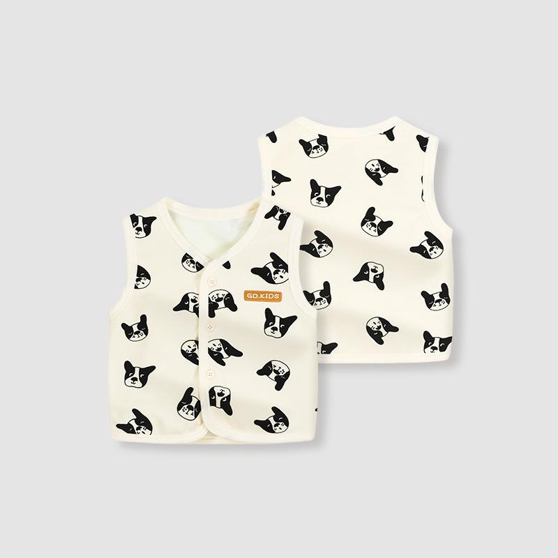 子供用ベスト 秋冬 加絨 加厚 ベビー 女児 ガールズ 保温 防寒 男の子 ボーイズ あったか インナー トップス チョッキ アウター
