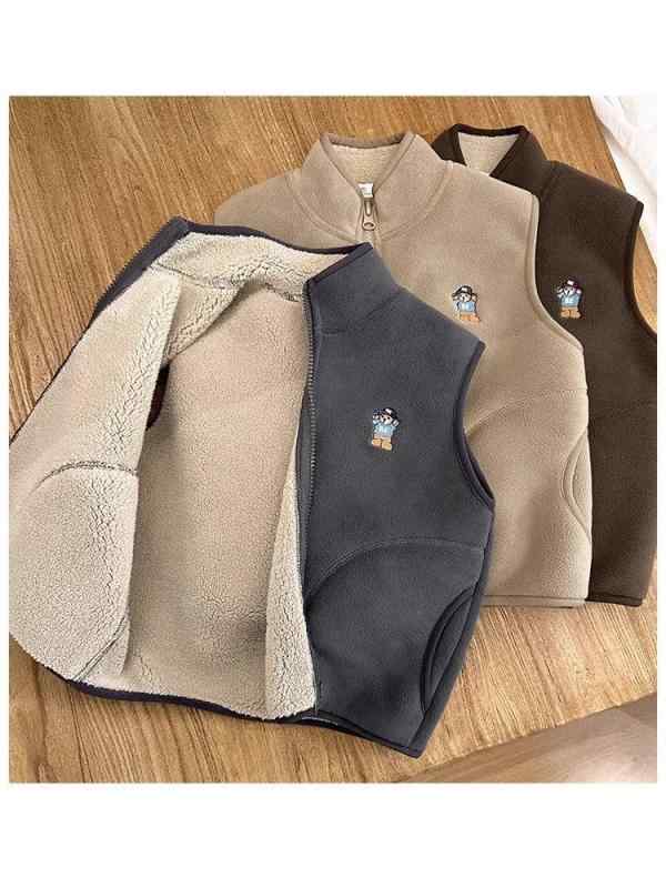 ベスト キッズ 男の子 裏起毛 厚手 防寒 あったか インナー ベビー 奥粒ボア フリース ジップアップ チョッキ 秋冬 子供 アウター・性別: 中性/男女兼用・スタイル: カジュアル・対象年齢: 中 বড়童(8歳以上.140cm以上)・...