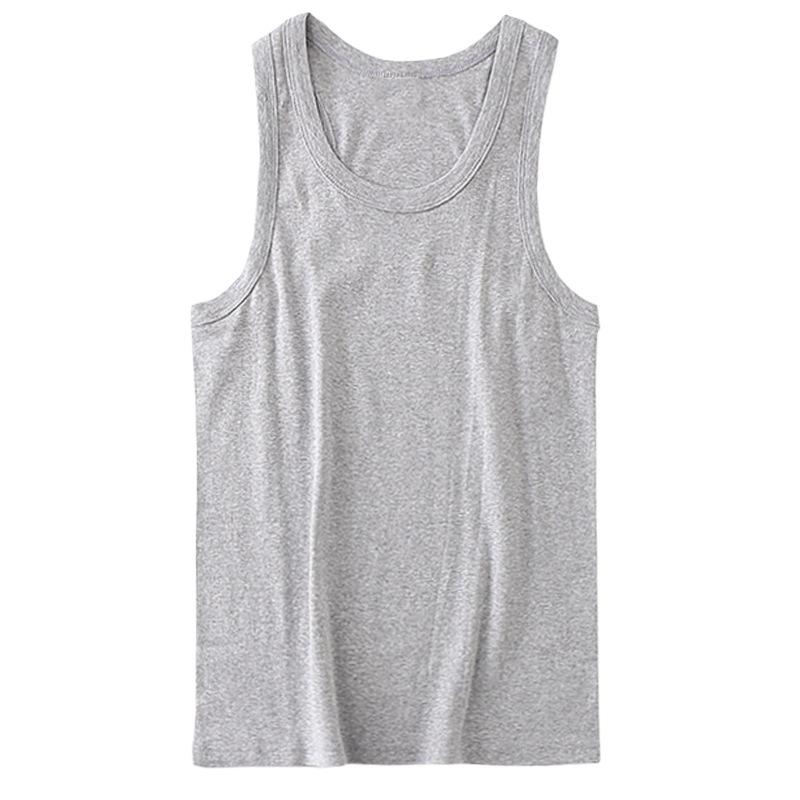 タンクトップ メンズ 男性用 コットン ランニングシャツ インナーシャツ 吸湿 通気 リブ ノースリーブ 大きいサイズ・素材: 綿・カテゴリ: ランニングシャツ・カラー: ホワイト, ブラック, 浅グレー, 軍緑・サイズ: M, L, XL...