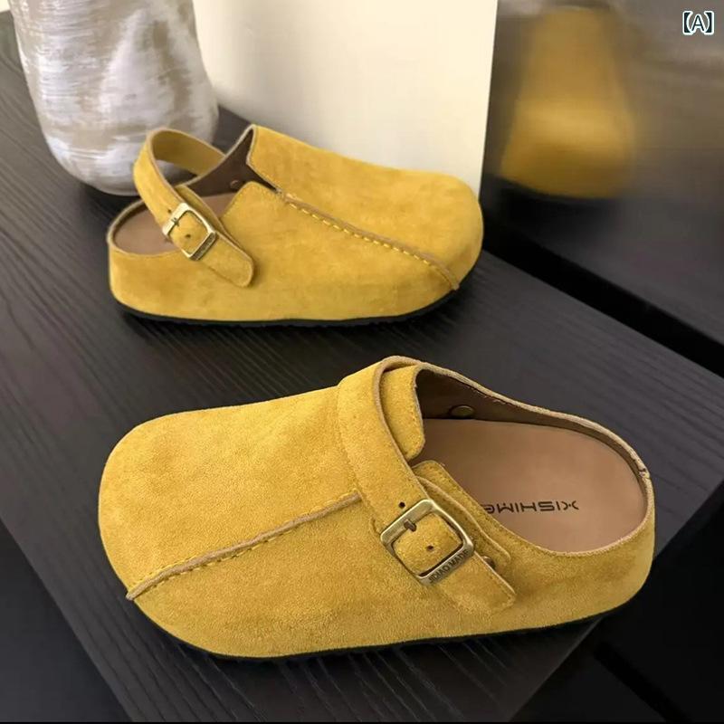 サンダル レディース 厚底 サボ サンダル 2way レザー 春夏 つっかけ スリッパ 普段使い コンフォート 歩きやすい 婦人靴