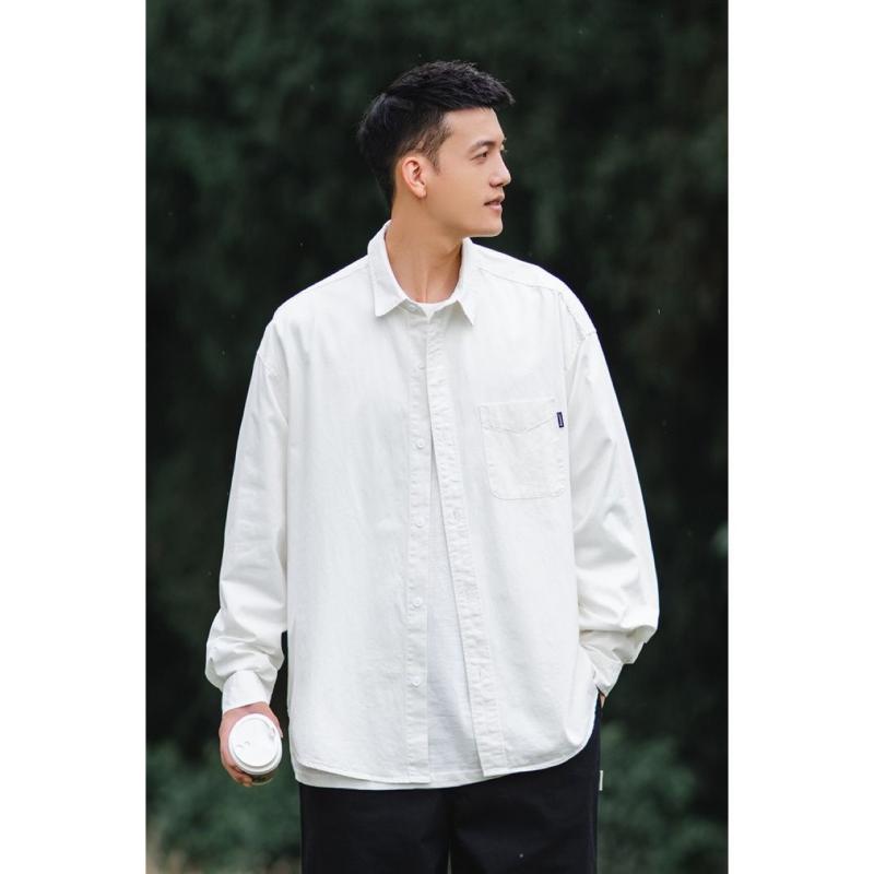 シャツ メンズ 男性用 トップス 長袖 シャツジャケット ゆったり ワークシャツ カジュアル オシャレ 白・素材: 真丝・スタイル: プルオーバー・フィット: ゆったり・襟型: 襟付き・袖丈: 長袖・柄: プリント・・対象: ティーン・主な...