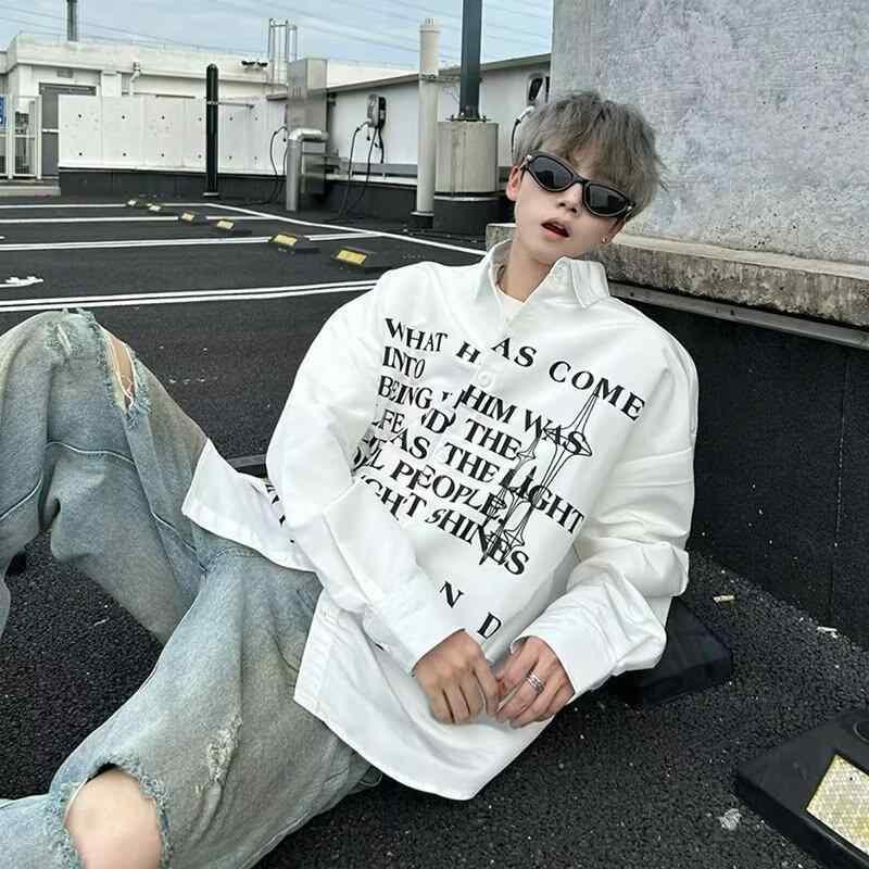 シャツ メンズ 男性用 長袖シャツ ルーズシャツ トップス 羽織り ライトアウター カジュアルシャツ ゆったり 体型カバー 日焼け対策 紫外線対策・素材: 綿類混紡・材質機能: 免燙・スタイル: カジュアル・款式: 套頭・版型: 宽松型・领...