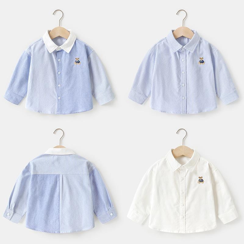 シャツ 子供服 長袖 綿 春秋 男の子 女の子 ベビー服 トップス 子供