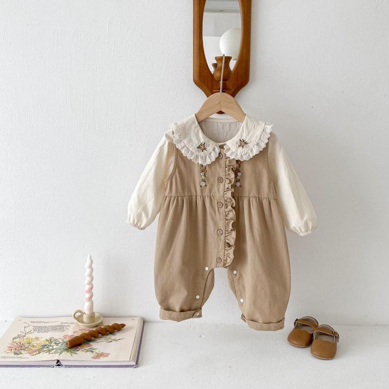 シャツ キッズ 女の子 子供服 かわいい 刺繡 韓国 シャツ ＆ シンプル 連体服 上下セット 普段着 おしゃれ着 秋冬・対象性別: 女・対象年齢: 中小童(3~8歳，100~140cm)・スタイル: 韓国版・襟の形: 襟付き・袖丈: 長袖...