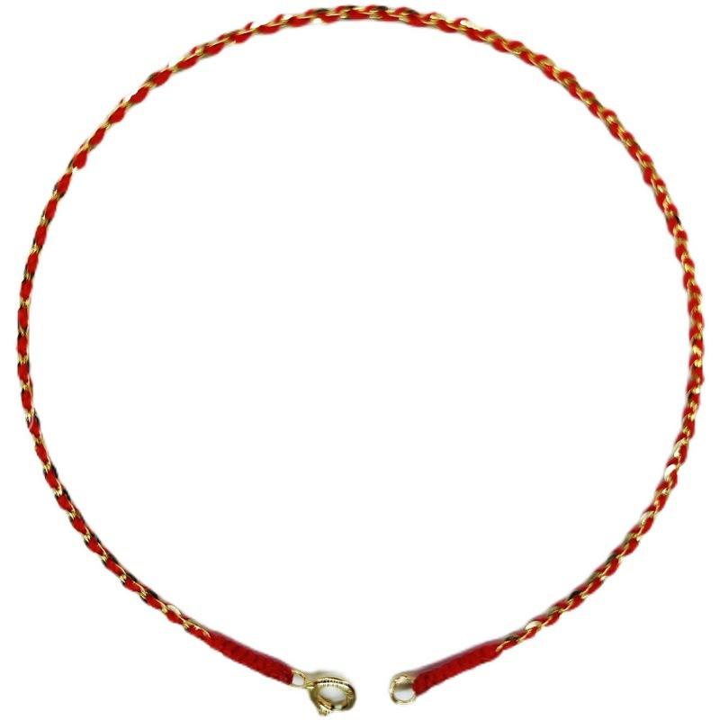 ブレスレット レディース 赤色 ロープ ジルコニア 華奢 シルバー 小さめ かわいい デザイン 重ね付け アクセサリー