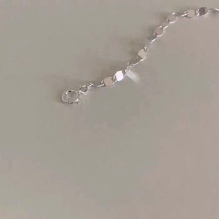 足首用チェーン レディース 極細 シルバー999 銀製 シンプル 上品 高級感 韓国 ファッション アクセサリー