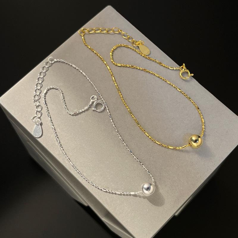 アンクレット レディース シルバー925 小さめ シンプル 細め チェーン おしゃれ かわいい 上品 アクセサリー