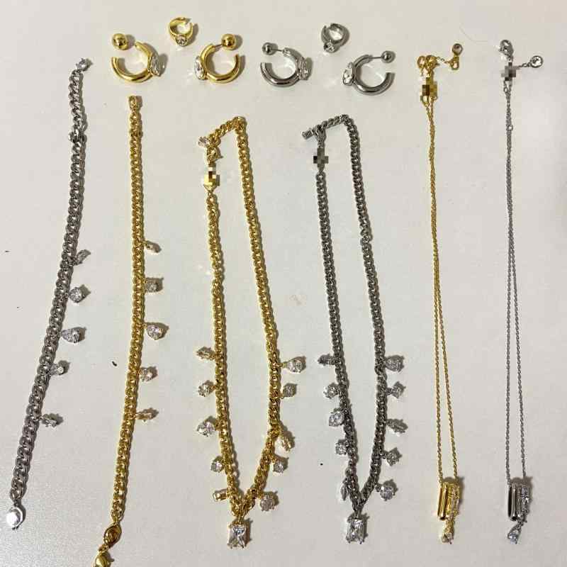 2ヘアアクセサリー レディース イヤーカフ ブレスレット ネックレス アンクレット バングル ジュエリー