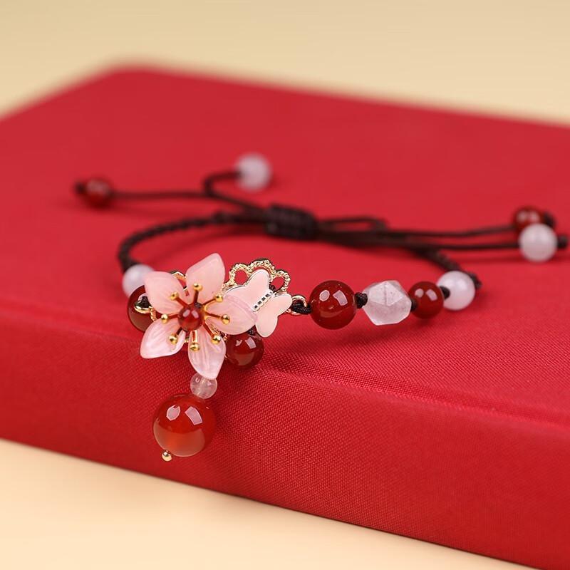 アンクレット レディース レッド瑪瑙 水晶 エスニック 足首チェーン セクシー 編み込み ラッキーアイテム プレゼント ギフト・素材: 瑪瑙・加工方法: 編み込み・スタイル: レディース・デザイン: 花卉・カテゴリー: 手飾・対象: 女性・...