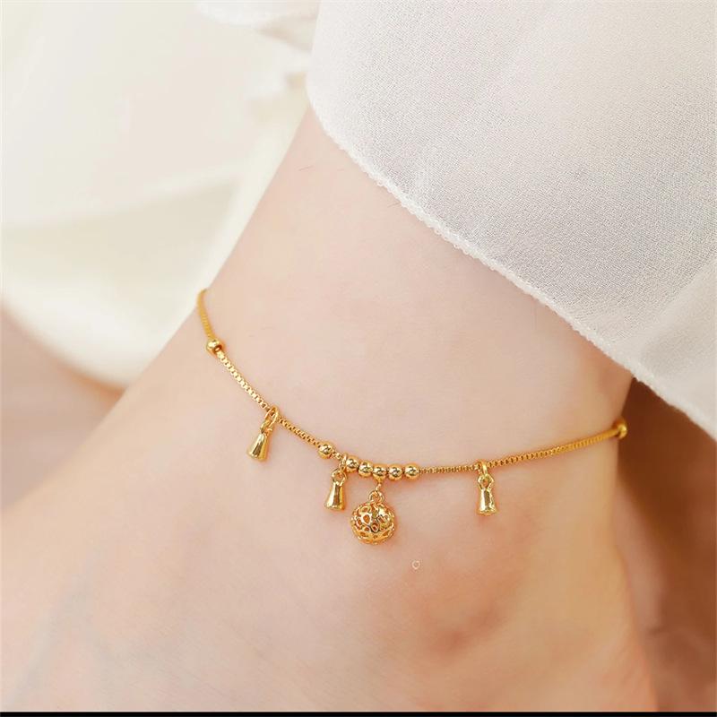 アンクレット レディース 高級感 鏤空感 おしゃれ ファッション ラッキーアイテム 気質 時来运转 一帆風順