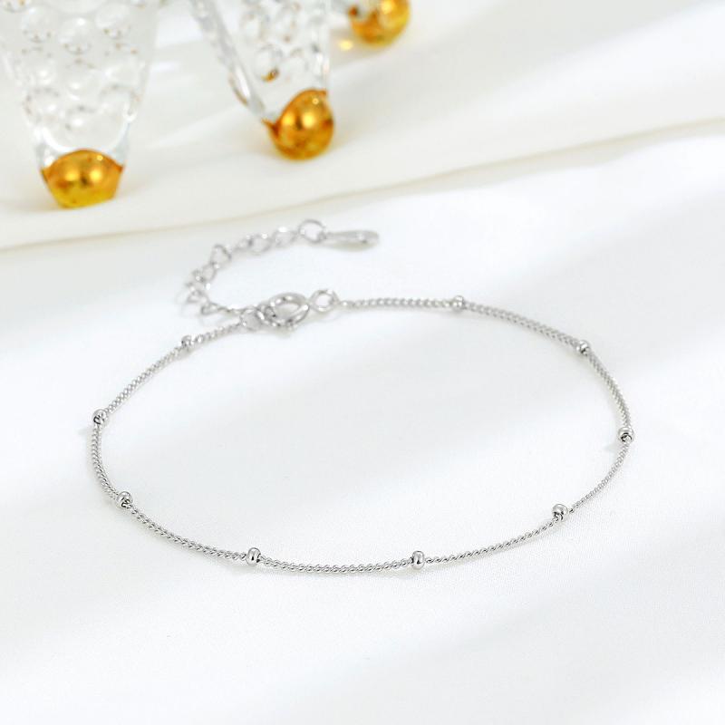 アンクレット レディース s925 シルバー 925 銀製 チェーン サンダル ミュール ビーチ サマー アクセサリー シンプル かわいい おしゃれ 大人 女性 プレゼント ギフト