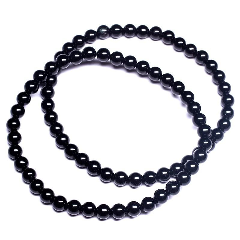 アンクレット レディース メンズ ペア 天然水晶 ブラックトルマリン ハンドメイド シンプル 森ガール かわいい セクシー・素材: 天然水晶/半宝石・種類: 脚链・スタイル: ペア・造型: その他・鑲嵌材質: 未鑲嵌・カラー: 約5mm(2...