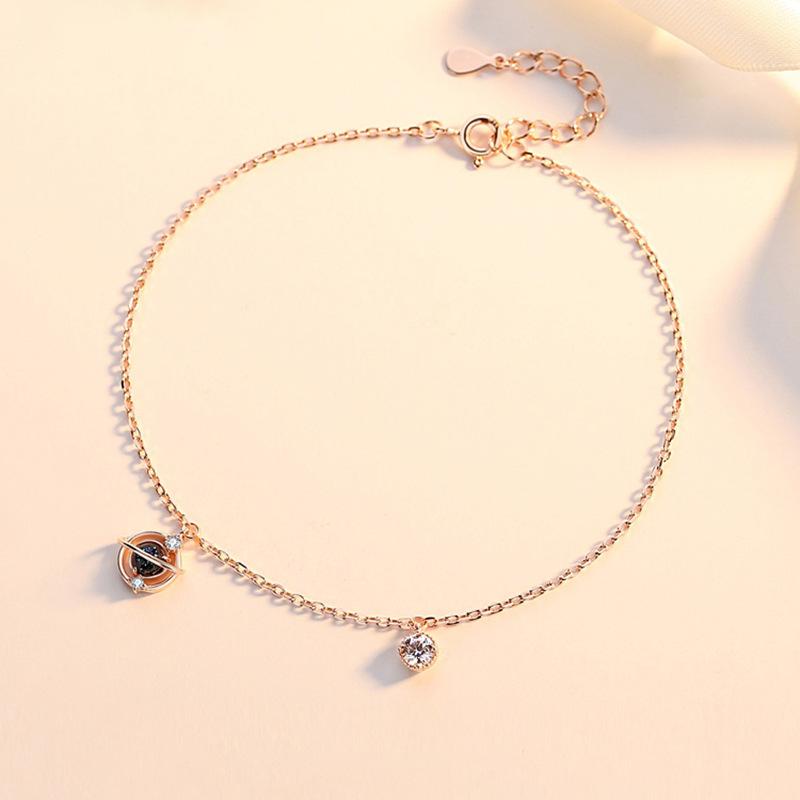 アンクレット レディース 925 シルバー 女性用 セクシー インフルエンサー 人気 記念 925 銀 調整可能