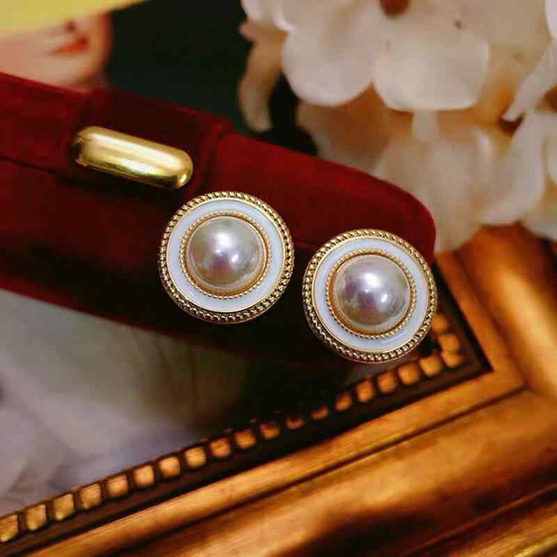 ピアス レディース 宮廷風 淡水パール s925シルバー925 銀針 デザイン 高級感 エレガント 上品 かわいい