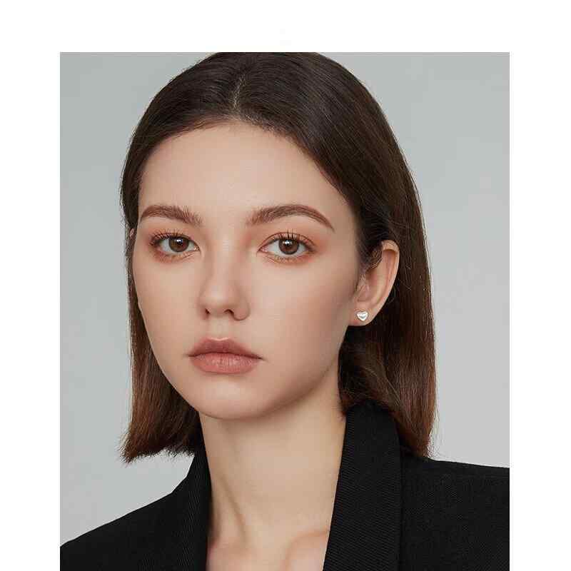 2ピアス レディース シルバー990 小さめ 愛らしい プチプラ シンプル 普段使い デイリーユース シルバー ラブ モチーフ 女性らしい デザイン アクセント