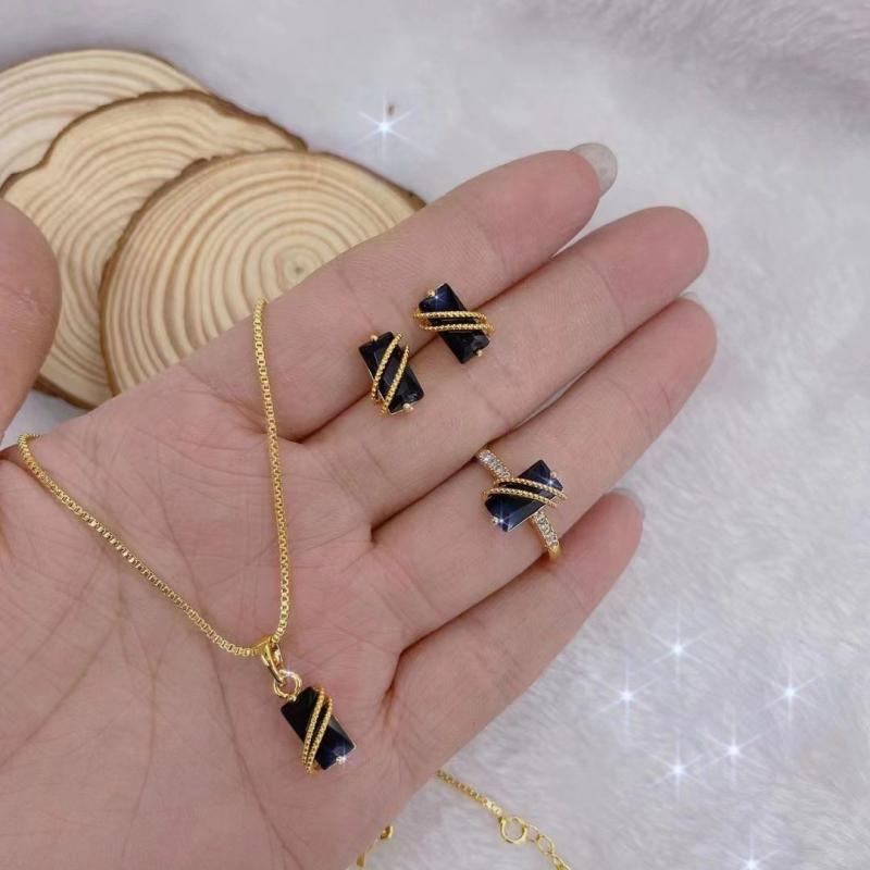 2指輪 レディース 人気アクセサリー レトロ エスニック調 ファッション 真鍮 電気メッキ加工 ジルコニア 3点セット