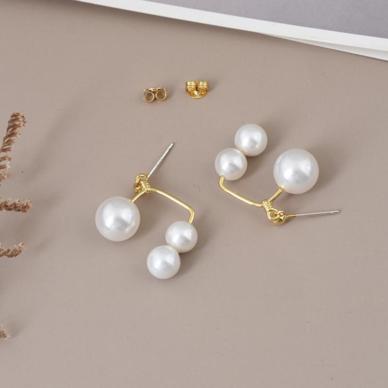 イヤリング レディース S925 シルバー パール 小ぶり 揺れる エレガント 高見え おしゃれ トレンド 人気 シルバー925 電気メッキ加工 上品 アクセサリー