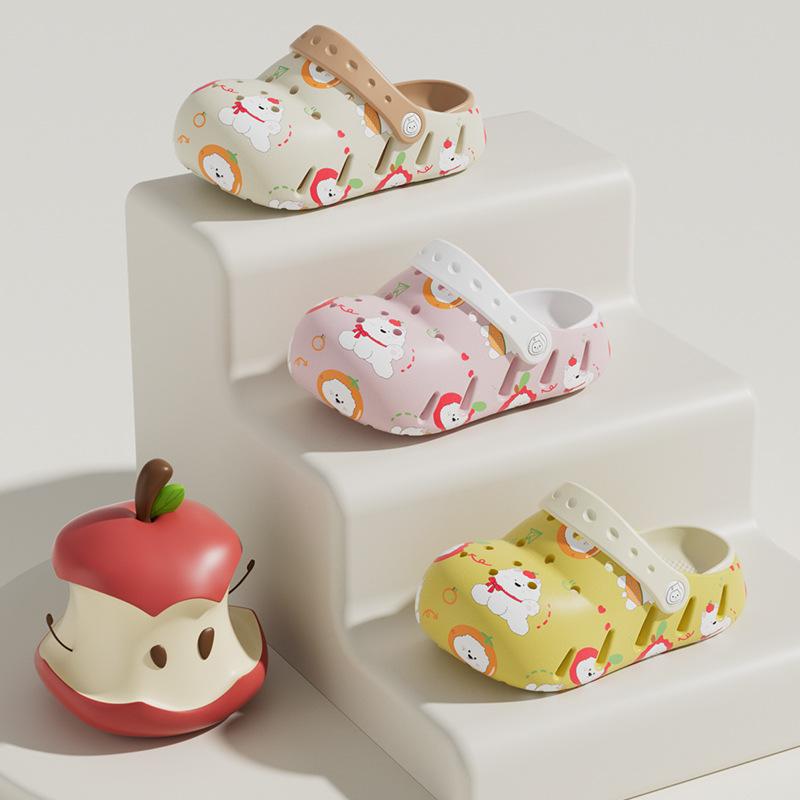 サンダル キッズ 男の子 女の子 カートゥーン かわいい 犬柄 アウトドア ビーチ サンダル