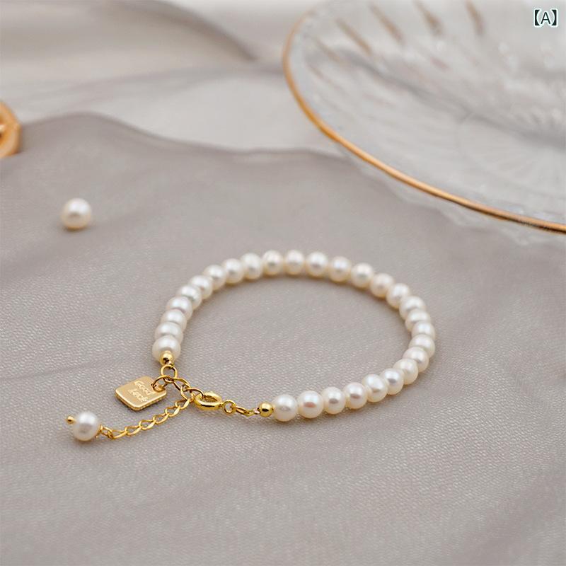ブレスレット レディース 淡水パール 腕輪 高級感 スイート おしゃれ アクセサリー ファッション ジュエリー ギフト