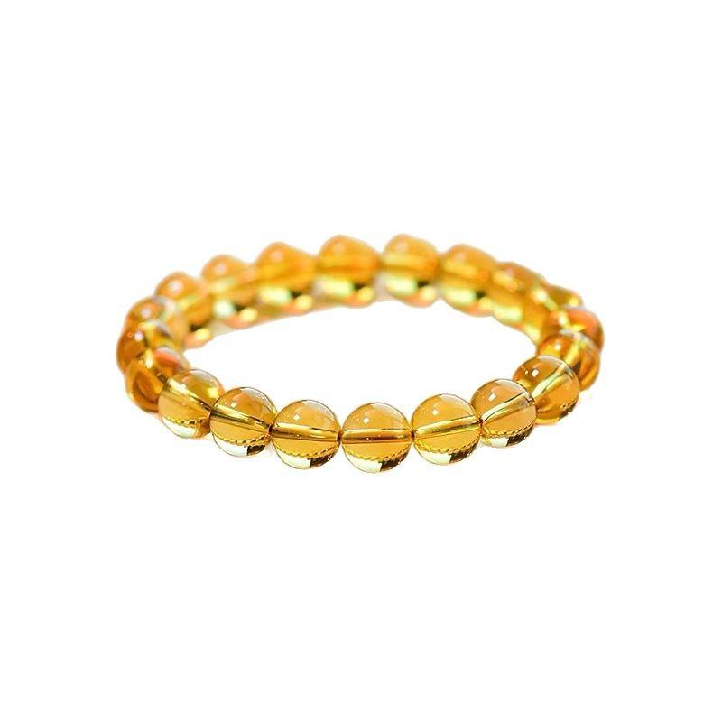 ブレスレット レディース 女性用 天然石 シトリン 黄水晶 金運 ラッキーアイテム 成功祈願