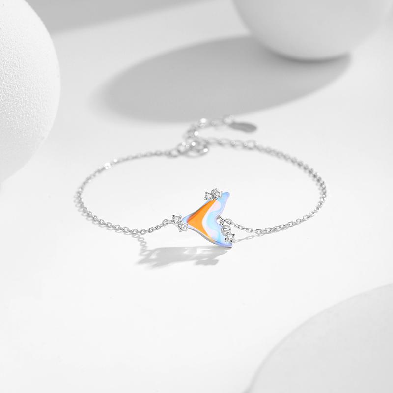 ブレスレット レディース 925 シルバー 月光石 パール 小さめ シンプル かわいい 上品 エレガント 手作り 誕生日 プレゼント