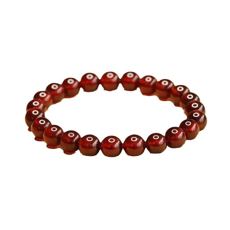 ブレスレット レディース 天然オレンジガーネット パワーストーン 水晶 宝石 腕輪 アクセサリー