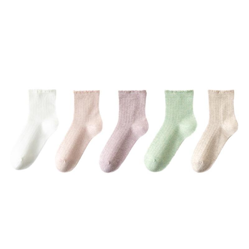 靴下 レディース 妊婦 マタニティ 産後 四季 婦人 精梳綿 ゆったり リブ編み ルーズソックス ミドル丈 通気性・素材: 綿・主素材: 綿71%・筒丈: ミドル丈・厚さ: 中厚・対象: 女性.18～40歳の若者.13～18歳の少年・柄: ...